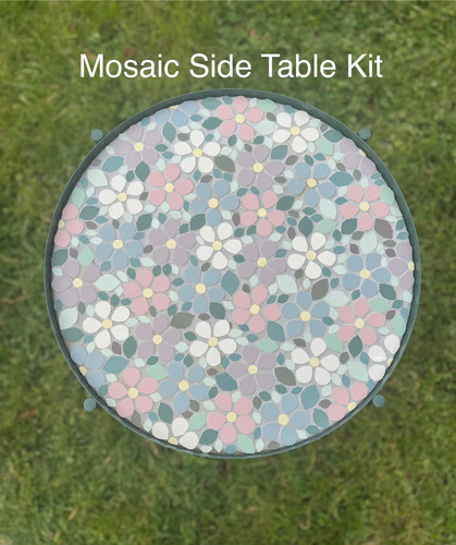 Mosaic Side Table Kit | www.hollyhocks.co.uk