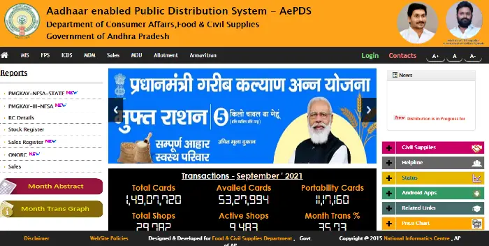 AP Ration Card Status 2023 Download List, Apply Online
