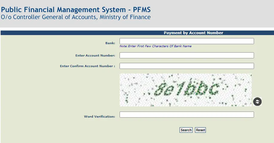 PFMS | Know Your Payment Status 2021-22