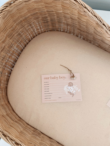 our baby birth card | thenamenest