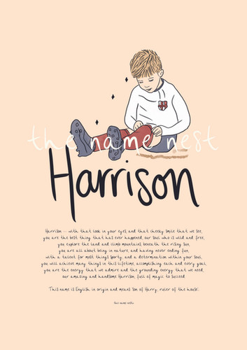 Harrison - digital artwork | thenamenest