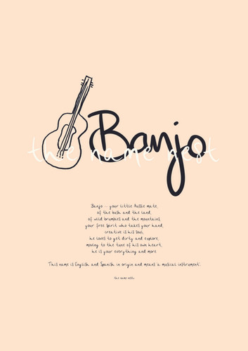 Banjo - digital artwork | thenamenest