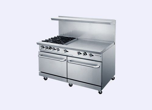 Gas Range /Oven for Restaurants DCR60-4B36GM NG~LP | Truecooltech