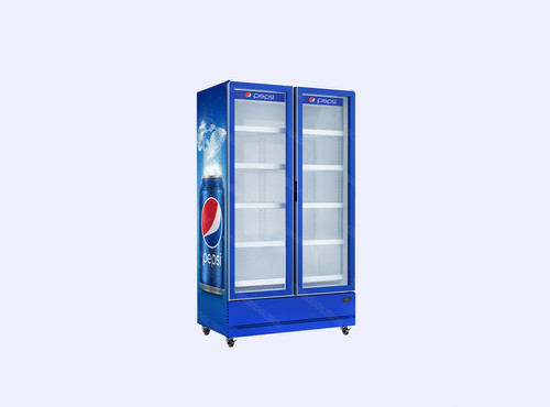 Vertical Display Glass Doors Merchandiser | truecooltech.com