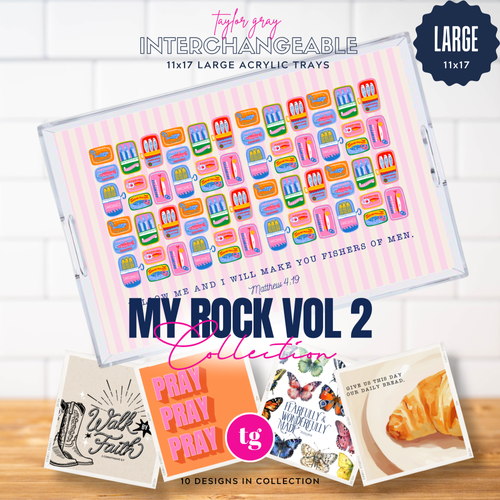 My Rock Vol 2 Scripture Set insert set ONLY | Taylor Gray