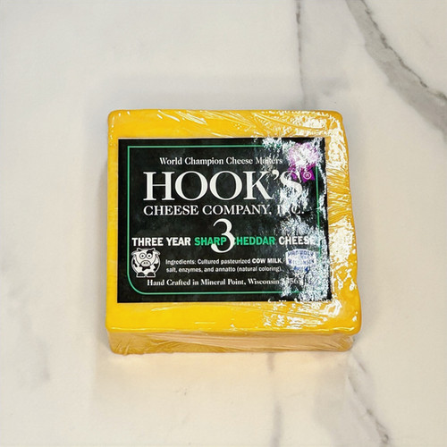 3 Year Sharp Cheddar - Hook's | Cheesers LoKal Marke