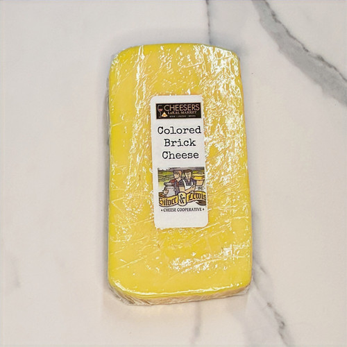Colored Brick Cheese (Wunderbar) - Silver & Lewis Cheese Cooperative ...
