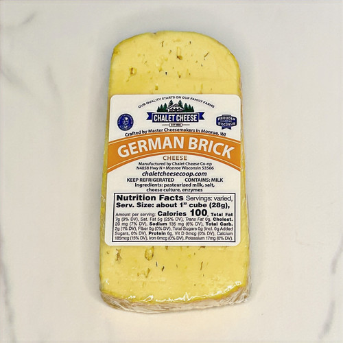 German Brick - Chalet Cheese Co-op | Cheesers LoKal Marke