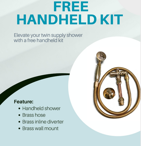HAND HELD SHOWER KIT | flutter-design