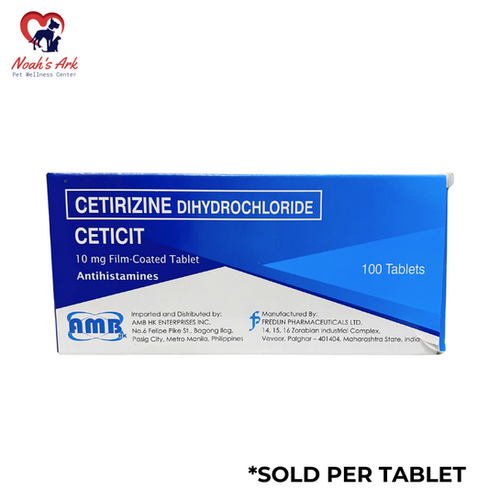 Ceticit Cetirizine Dihydrochloride 10mg Tablet | Noah's Ark PWC