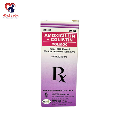 Colmoc Amoxicillin+ Colistin Oral Suspension 60ml | Noah's Ark PWC