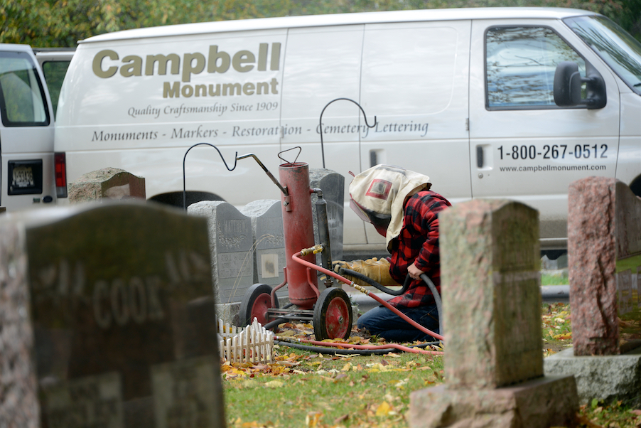 Cemetery Lettering | Campbell Monument