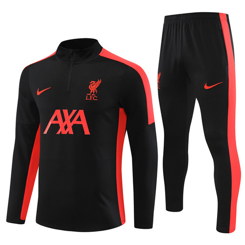 Liverpool Black & Red 1/4 Zip | KitGoalHQ