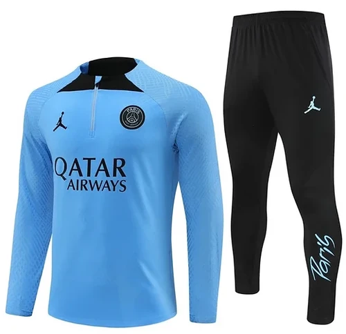 PSG Blue 1/4 Zip Tracksuit | KitGoalHQ