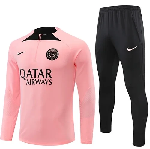 PSG Pink 1/4 Zip Tracksuit | KitGoalHQ