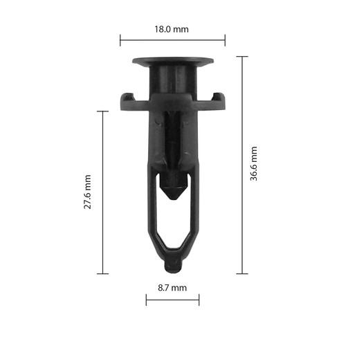 Toyota/Lexus/GM Bumper Clip - Pkt 25 | Galaxy Auto