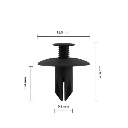 Honda/Captiva Cowl Retainer - Pkt 25 | Galaxy Auto