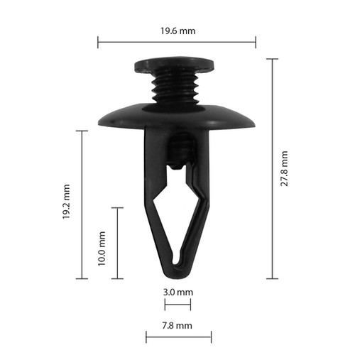 Nissan/Universal Scrivet Clip - Pkt 25 | Galaxy Auto