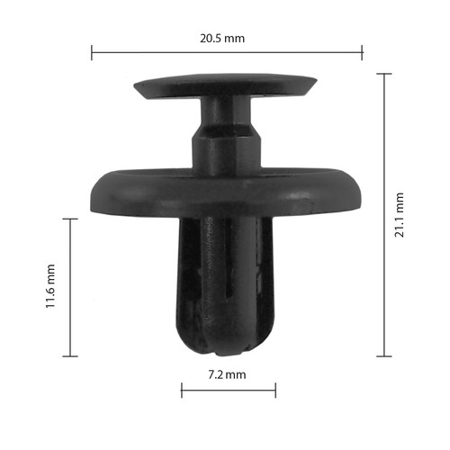 Toyota/Lexus Push In Clip - Pkt 25 | Galaxy Auto