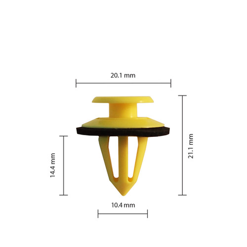 Land Rover/Range Rover/Disco Pillar Clip - Pkt 25 | Galaxy Auto