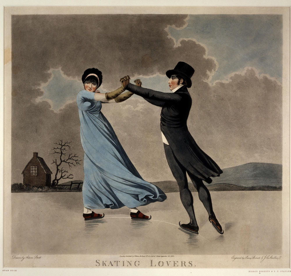 How did Frank Austen Skate?