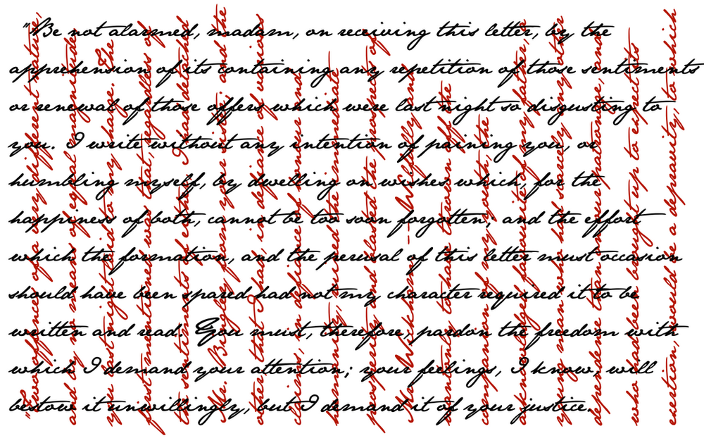 Neatness Counts in Crossed Letters