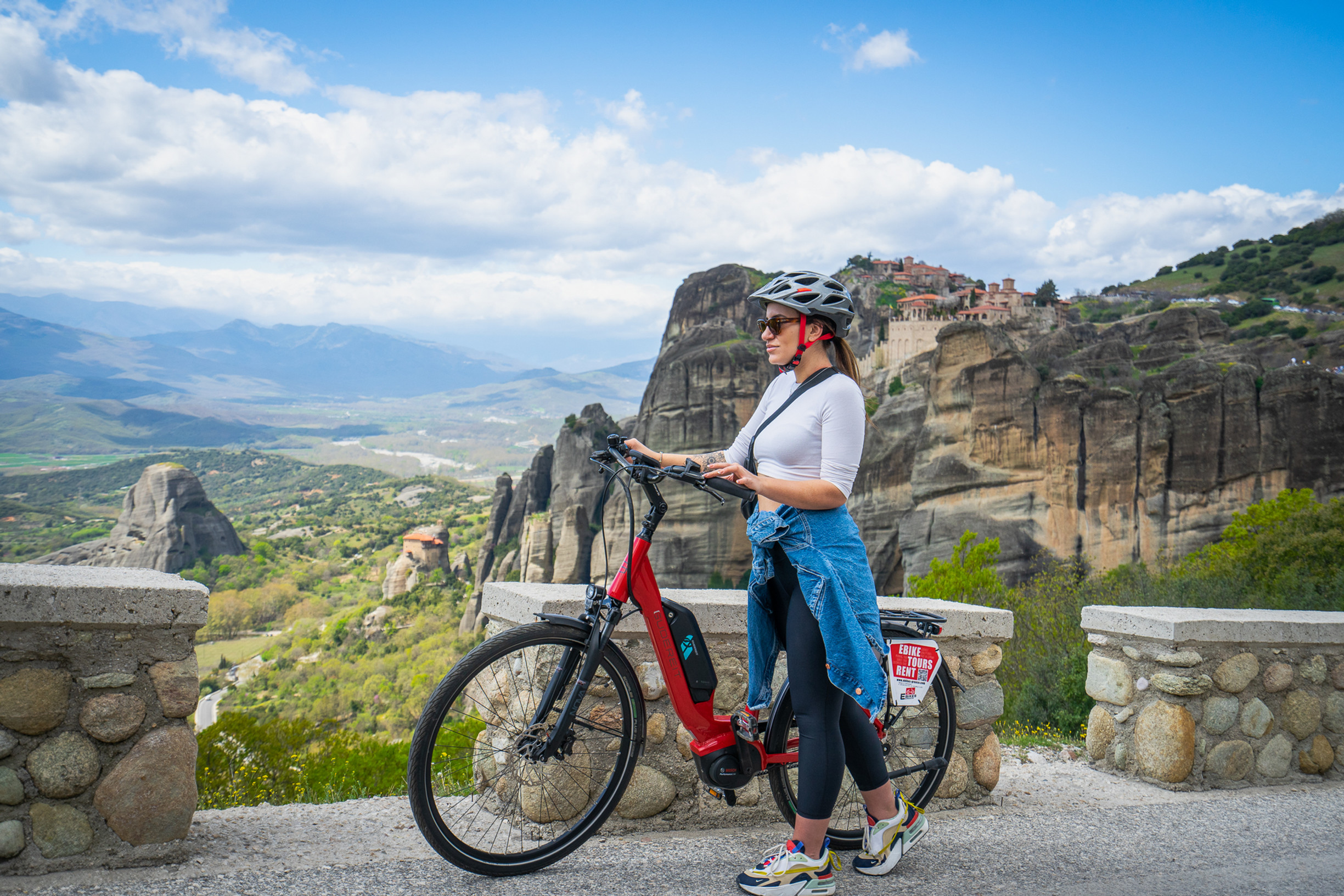 BREATH-TAKING METEORA E-BIKE SUNSET TOUR. CAPTURE THE PAINTED SKY