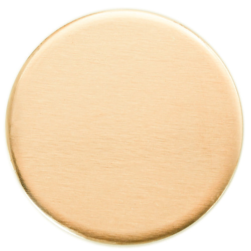 ABBECIAO Round Brass Coin Blanks Heavy Duty 3mm Thick Deburred Edge (1 ...