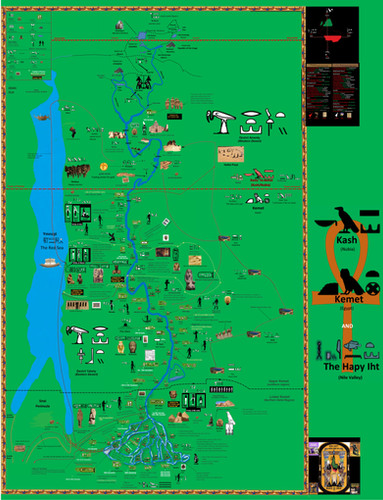 Hapi Ihet - Map of the Nile Valley | Mfundishi Jhutyms