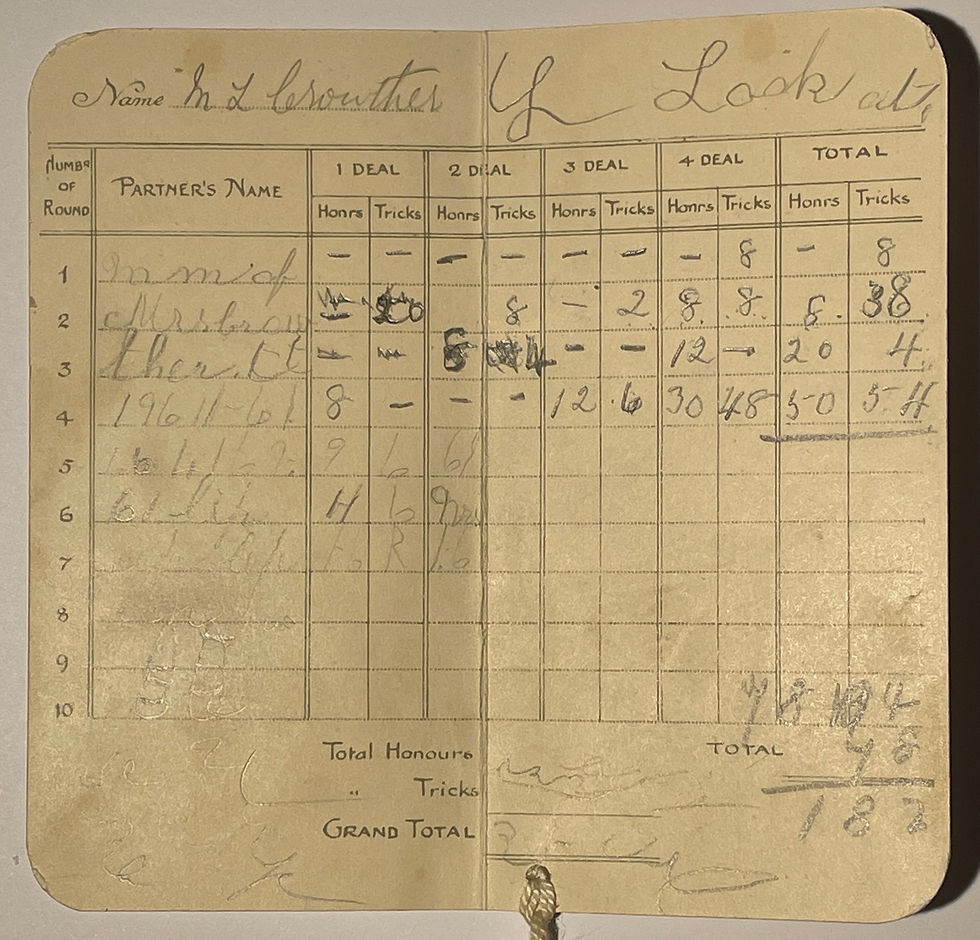 Pepys' and Castell Brothers Bridge & Whist Requisites