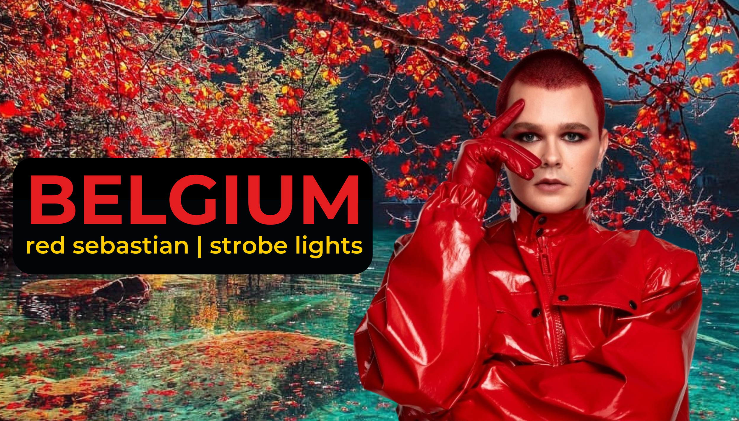 Eurovision 2025 Belgium Profile: Strobe Lights by Red Sebastian