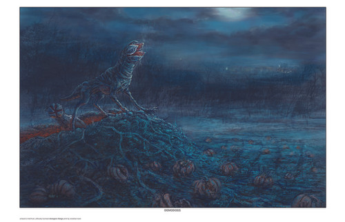 Demo Dogs: Stranger Things art print | signed, 17"x 11" | huntillustration