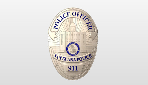Replica Badge - Santa Ana PD | Axis Woodcraft & Designs