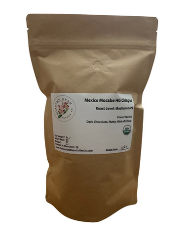 1 lb Organic Mexico Mocabe HG, Chiapas | RoastedBeanCoffeeCo
