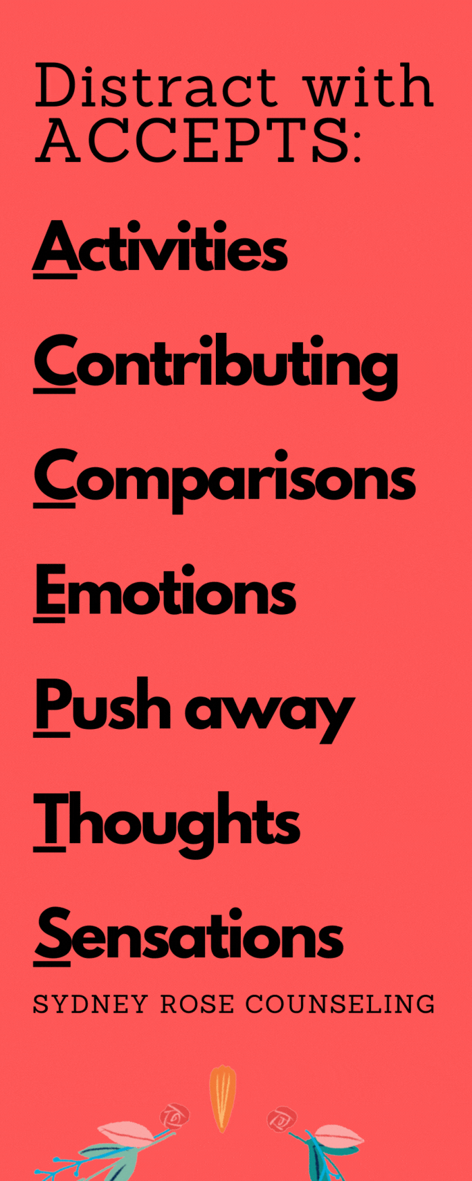 Distress Tolerance: DISTRACT