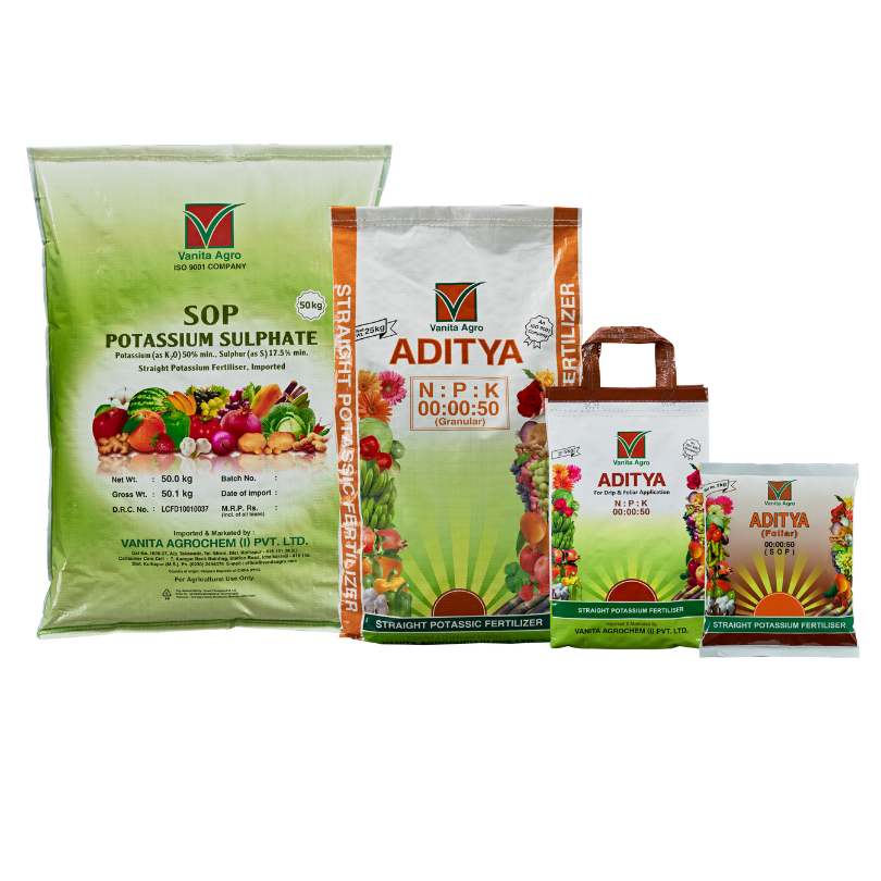 ADITYA N:P:K 00:00:50 / SOP / 00:00:50 (GRANULAR) | Vanita Agro