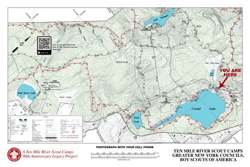 TMR Trail Map Sign (Camp Keowa, Southbound) | tmrmuseum
