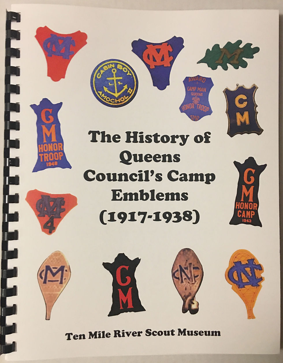 Printed: The History of Queens Council's Camp Emblems (1917-1938 ...