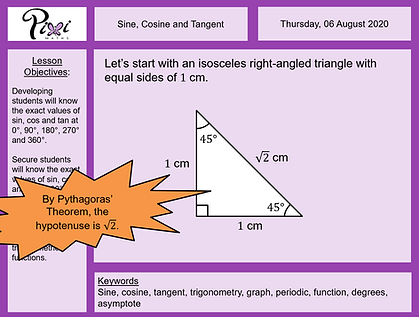 Exact Values of Trigonometry