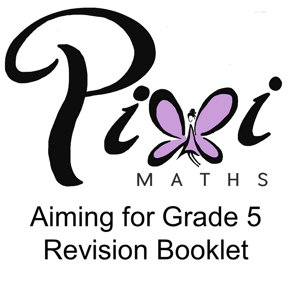 Aiming For Grade 5 Revision Booklet Piximaths Aiming For Grade 5 Revision Booklet Piximaths