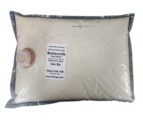 Whole Milk Buttermilk - Bulk 2 Gallons | Snowville Creamery