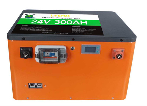 24V 300ah 7.5KWH Lifepo4 Lithium iron phosphate Battery +Bluetooth ...