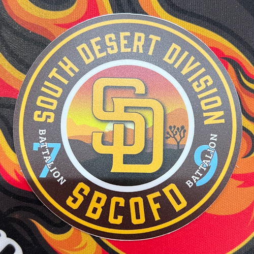 SBCoFD South Desert Division Decal | FireBallGraphic