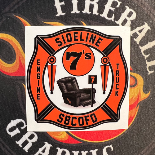 SBCoFD Station 77 Fontana Decal | FireBallGraphic