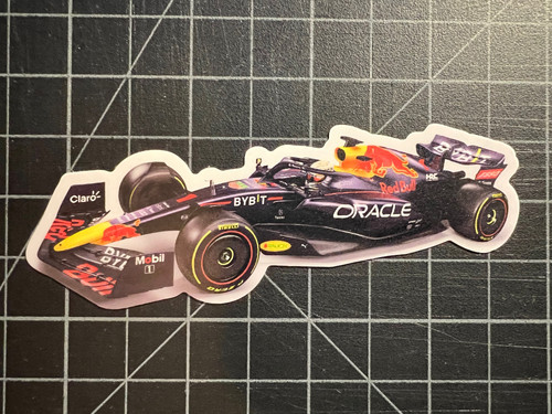 Max Verstappen Redbull Oracle F1 Car Decal | FireBallGraphic