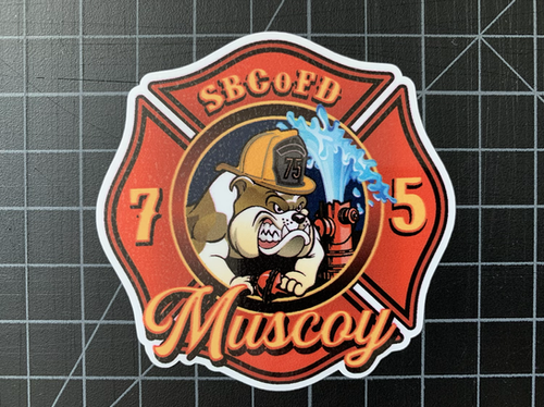 SBCoFD Station 75 - Muscoy Decal | FireBallGraphic