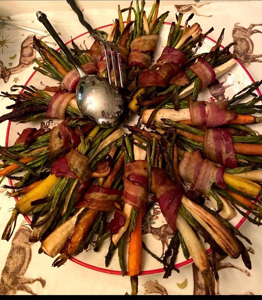 Vegetable Bacon Parcels