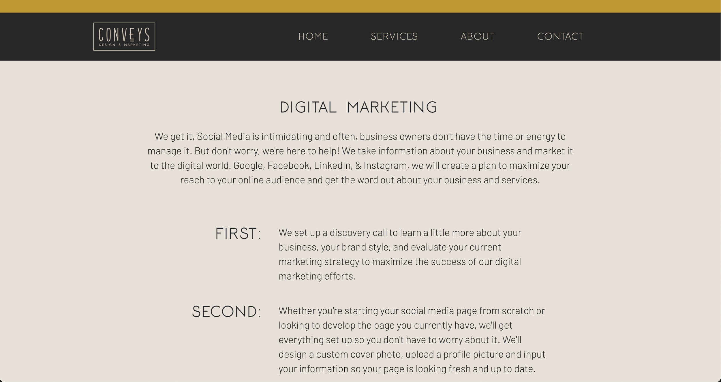 Conveys Design & Marketing | Digital Marketing