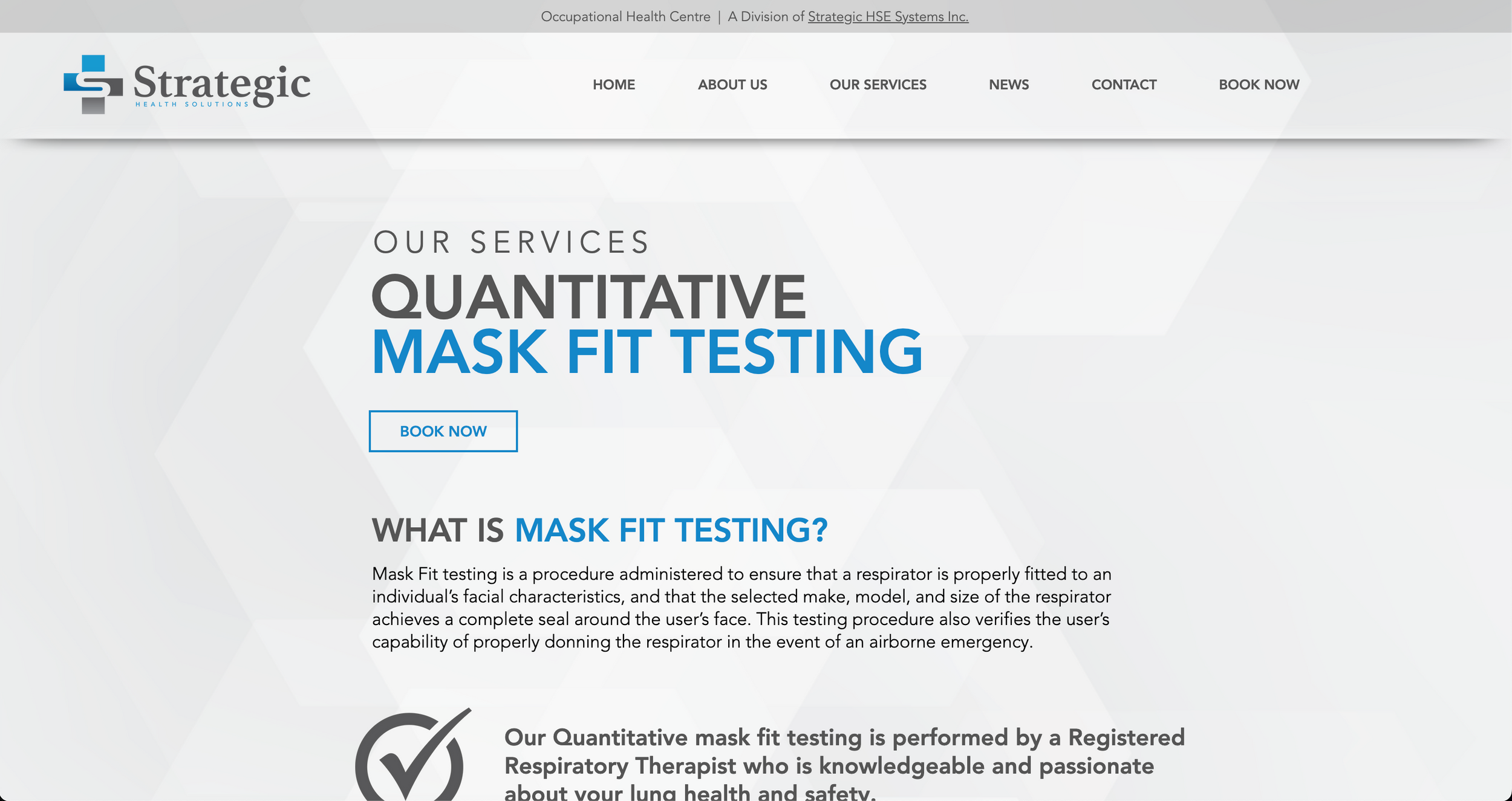 Mask Fit Testing | Strategic Health Solutions