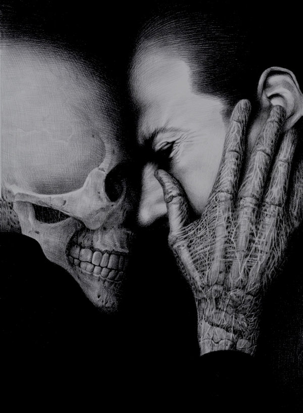 Staring death in the face